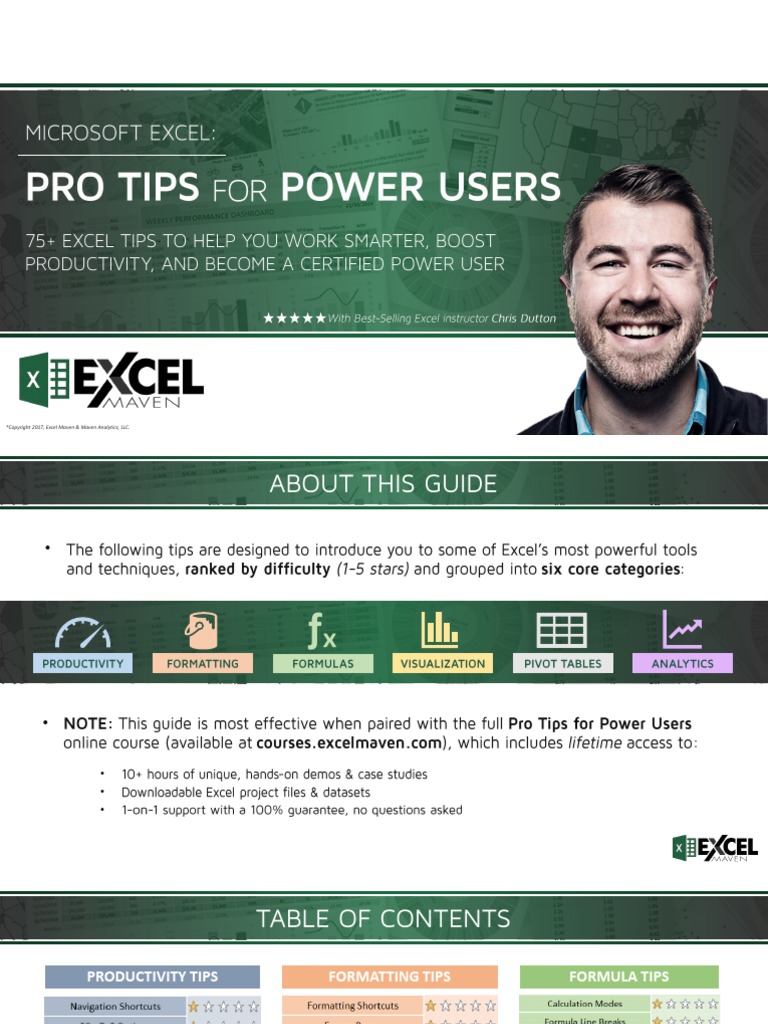 Excel Pro Tips For Power Users | PDF | Software Development ...
