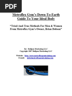 Cybergenics Total Bodybuilding System Workout PDF | PDF | Physical ...