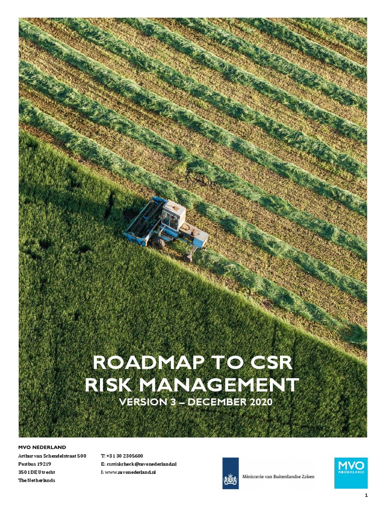 CSR Risk Management Roadmap Guide | PDF | Supply Chain | Corporate ...