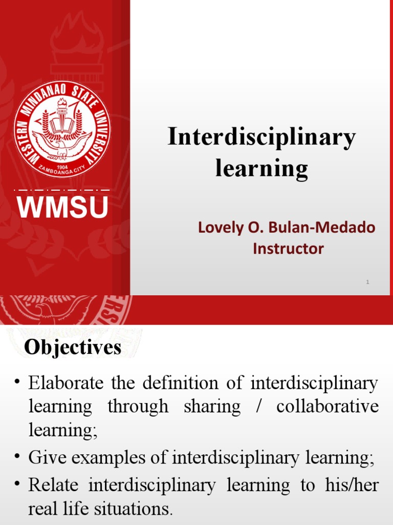 Interdisciplinary Learning Powerpoint | PDF | Interdisciplinarity ...