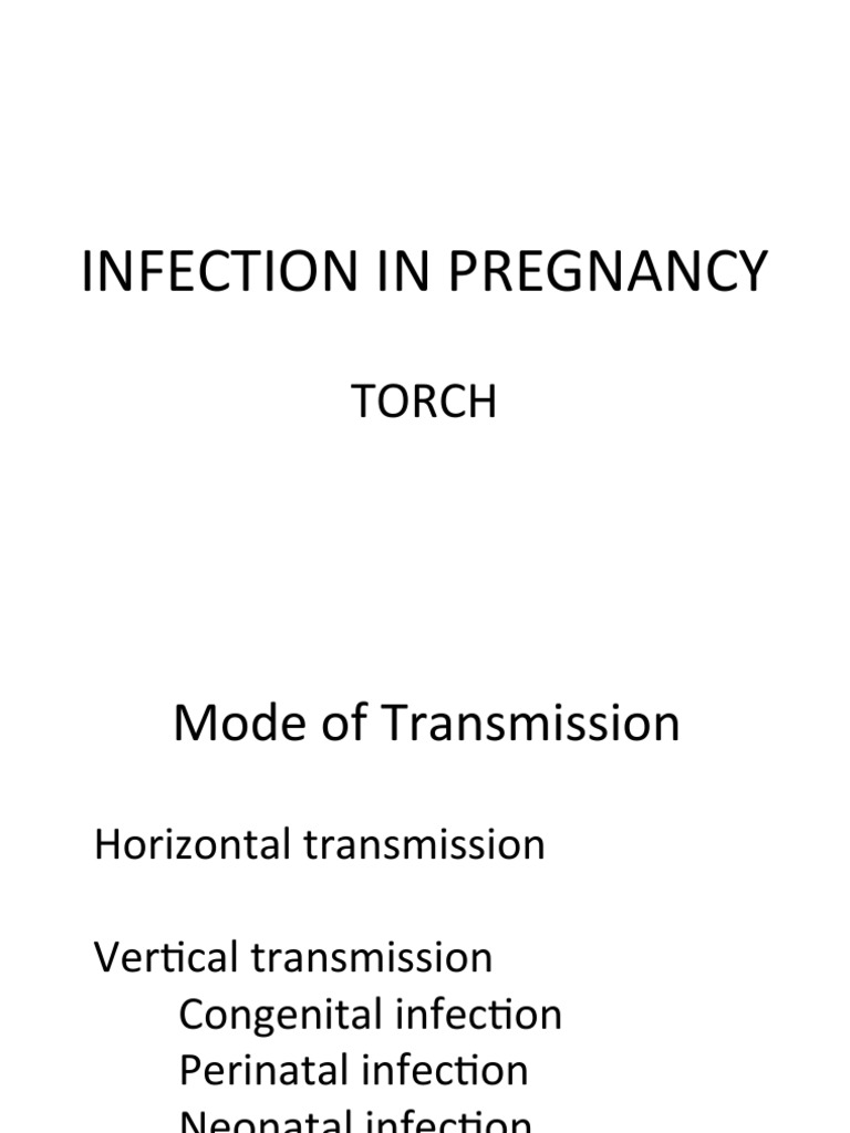 TORCH in Pregnancy | PDF | Fetus | Infection