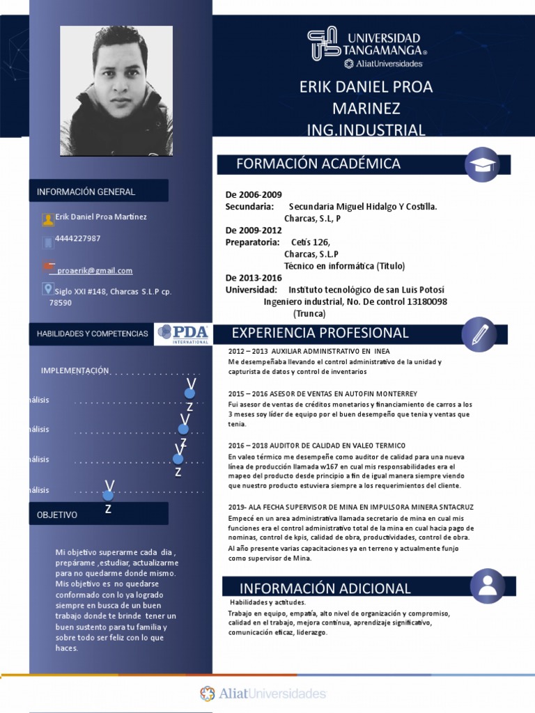 Formato CV - Utan-2 | PDF