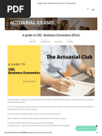 CS1 and CS2 Exam Guide 2020 | PDF | Actuary | Test (Assessment)