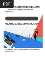 Iot Based Smart Dustbin | PDF | Arduino | Computer Science