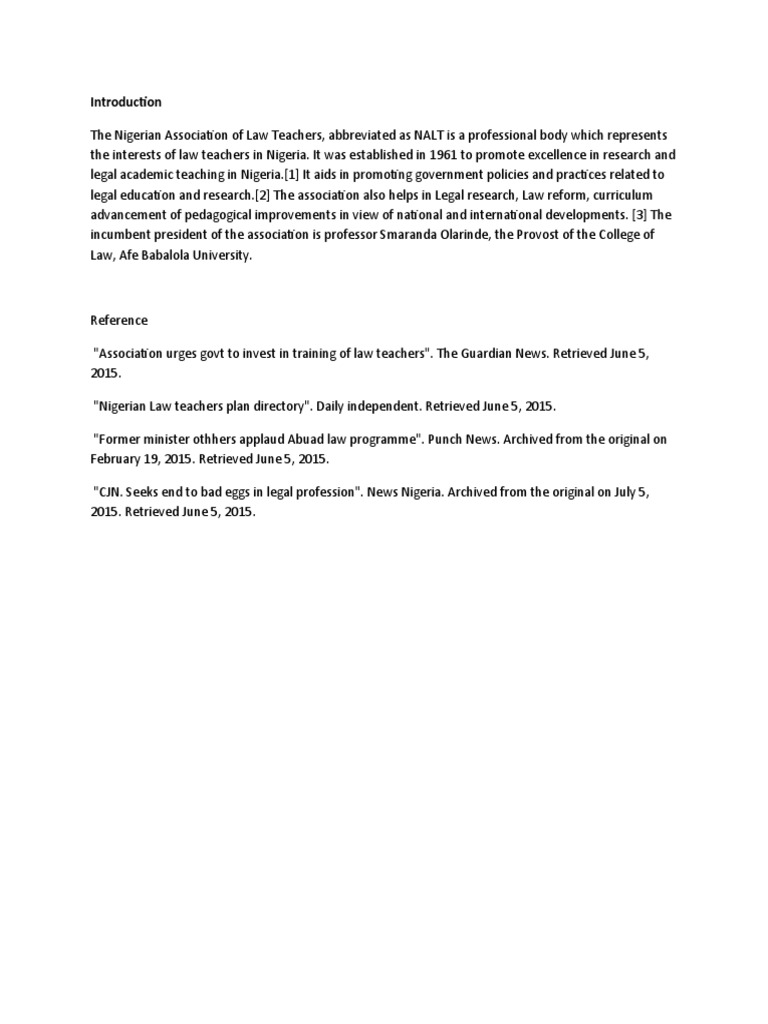 Association of NALT | PDF