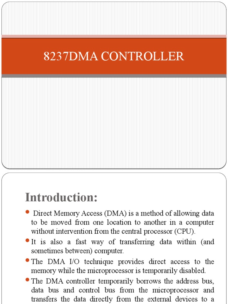 8237 DMA Controller | PDF | Input/Output | Information Age
