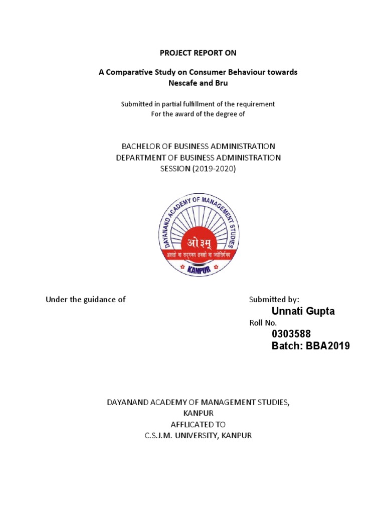 Nescafe Vs Bru | PDF | Coffee | Shelf Life