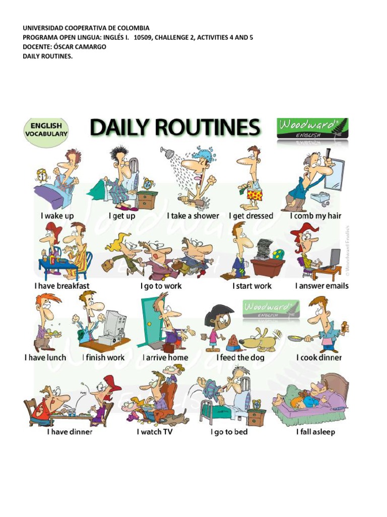Daily Routines | PDF