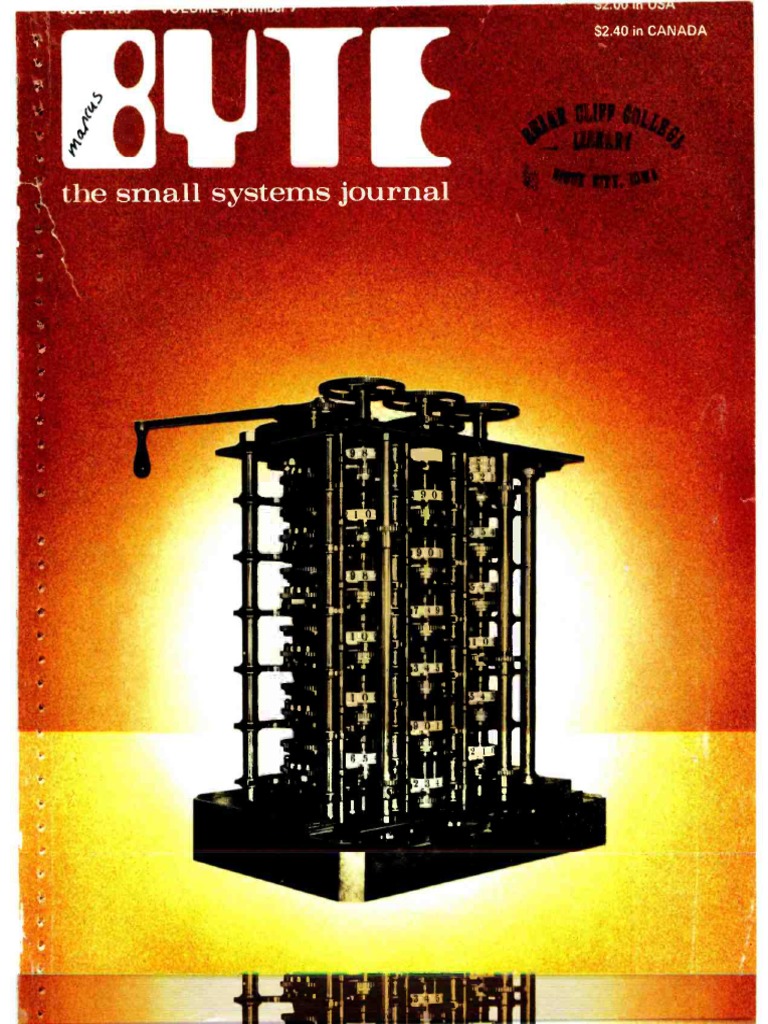 Antique Mechanic Al Computers (Byte 1978) | PDF | Clock | Machines