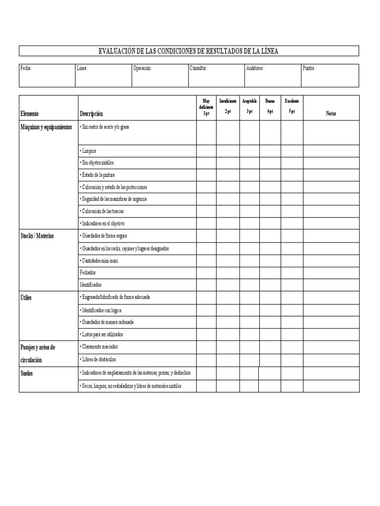 Formato de 5s | PDF