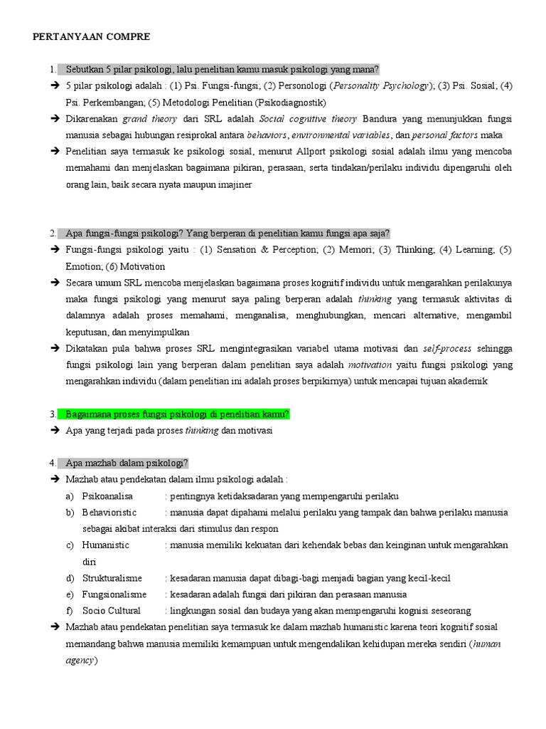 MATERI SIDANG - Kompre | PDF