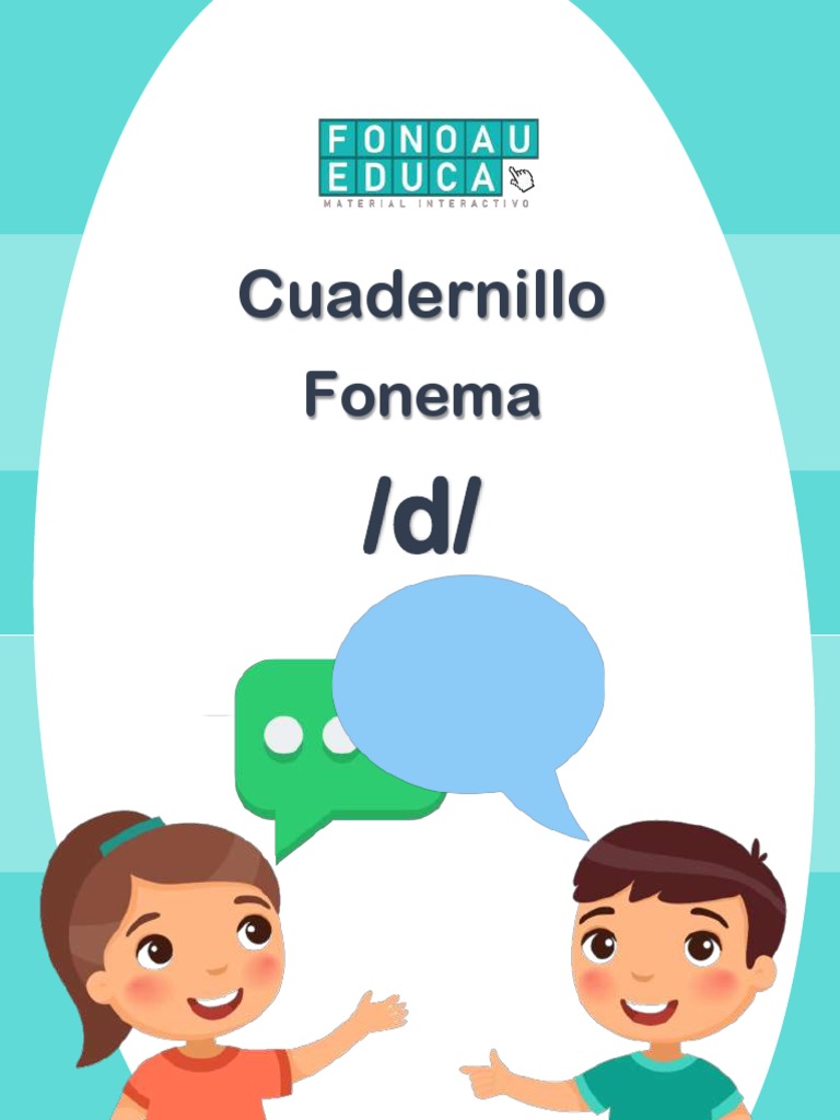 Cuadernillo Fonema D | PDF | Boca | Vocal