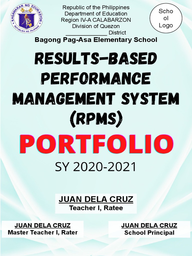 RPMS Portfolio Template 2024-2025 | PDF | Learning | Lesson Plan