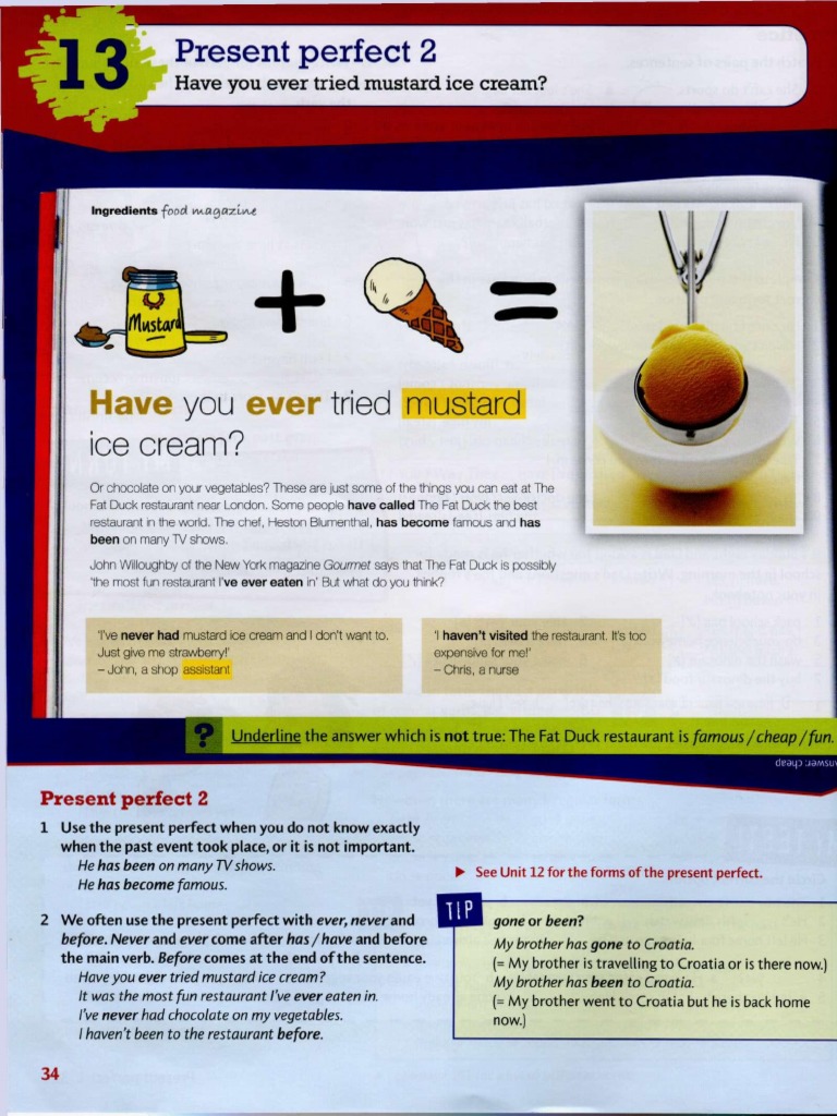 Present Perfect-Active Grammar | PDF | Linguistics