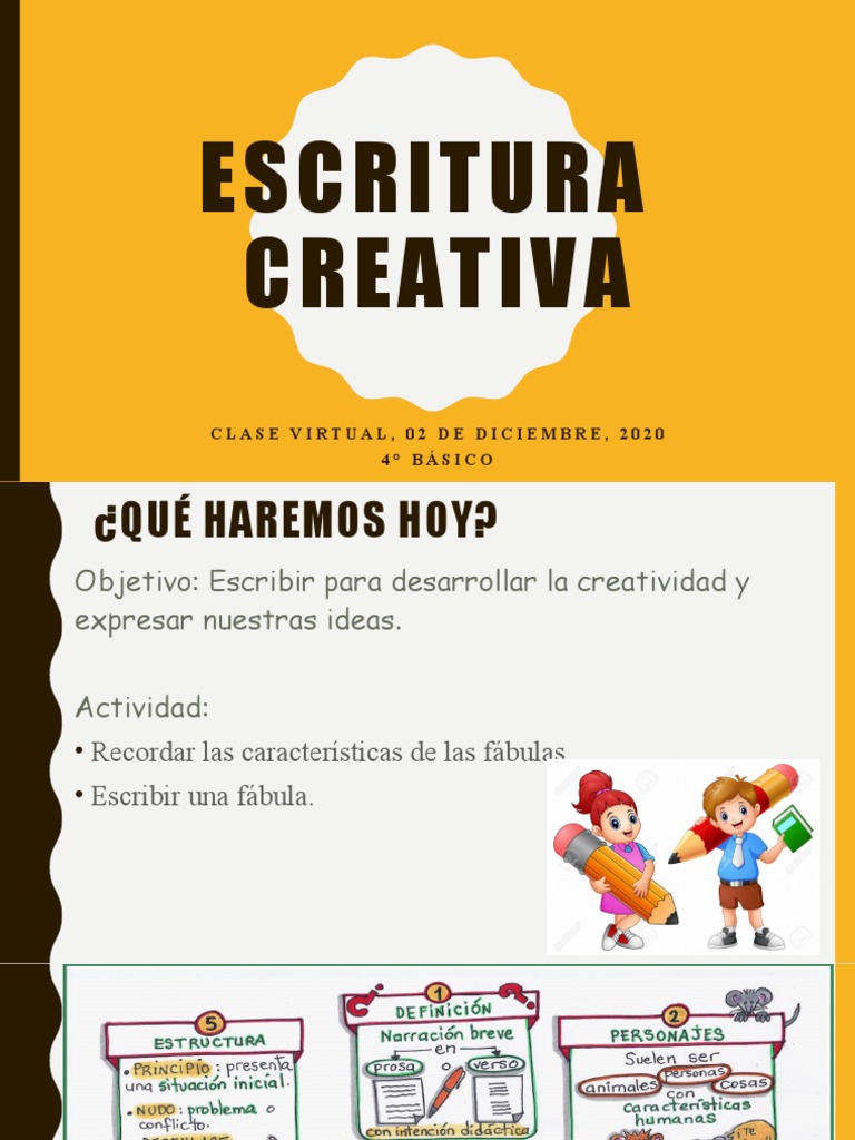 Escritura Creativa - Fábula | PDF