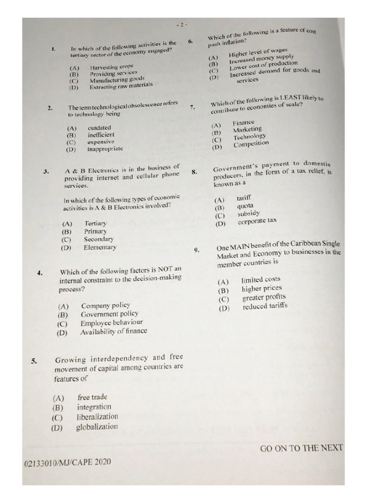 Cape Mob 2020 U1 P1 | PDF