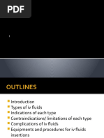 Overview of IV Fluids and Their Uses | PDF | Saline (Medicine ...