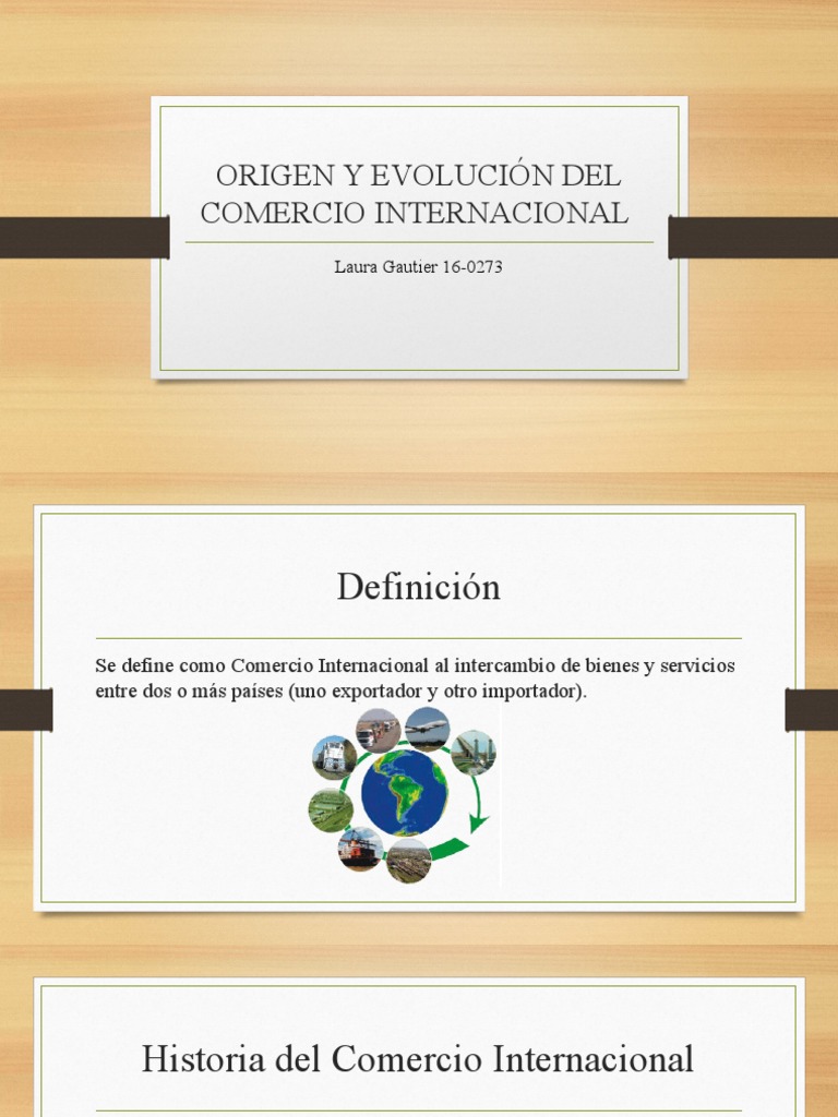 ORIGEN Y EVOLUCIÓN DEL COMERCIO INTERNACIONAL | PDF | Comercio | Economias