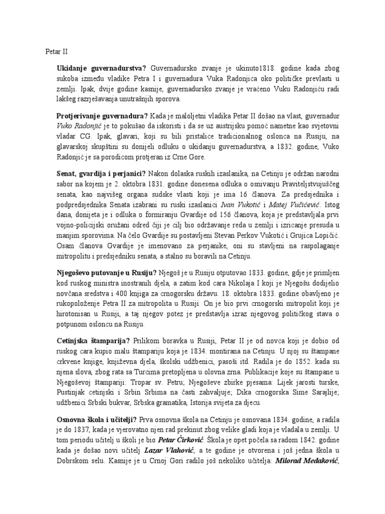 Pitanja Za Kolokvijum | PDF