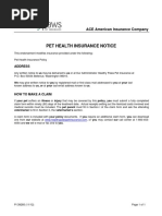Pet Insurance Claim Submission Form | PDF | Medicine | Health Care