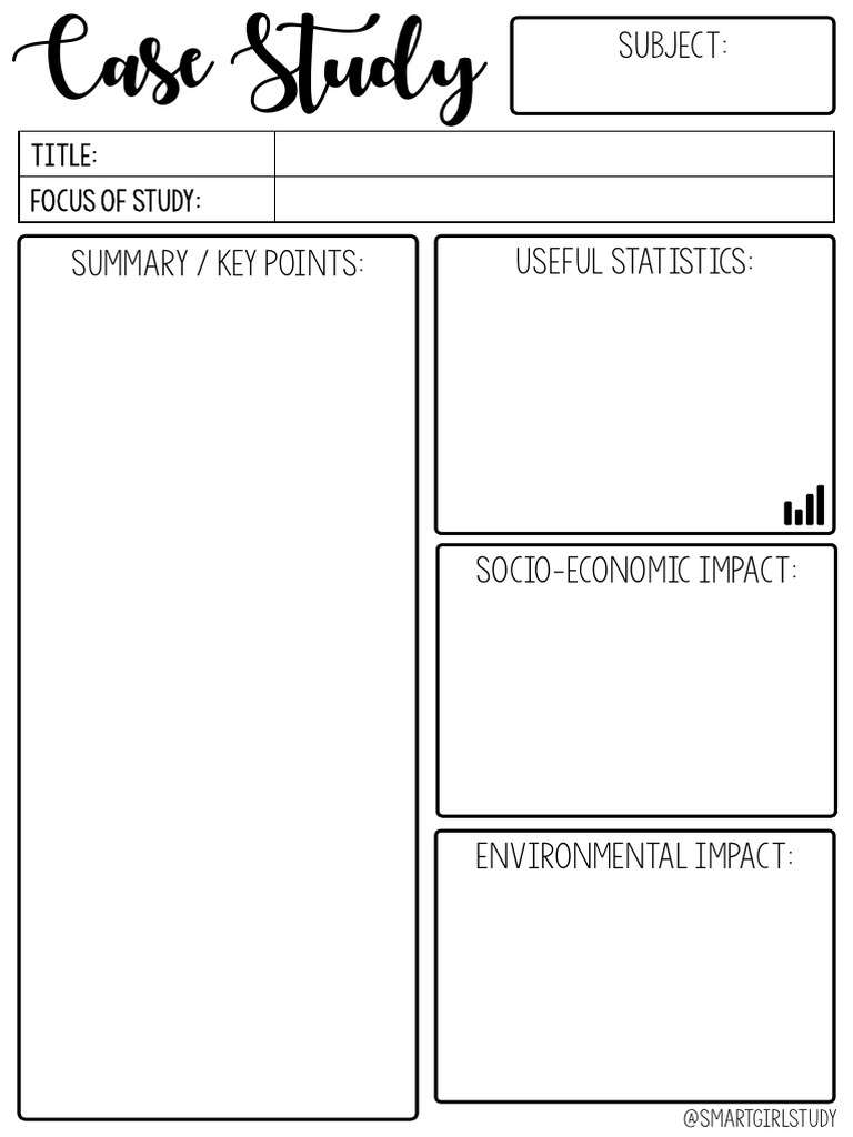 Case Study Template | PDF