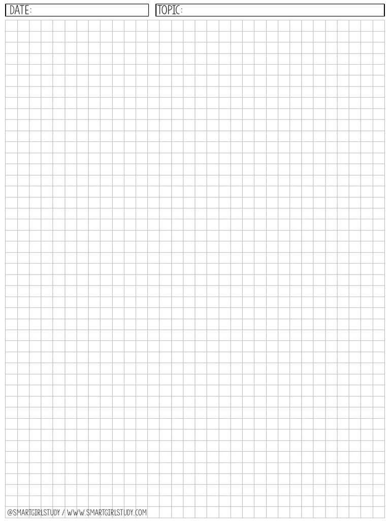 Block Paper Printable Template | PDF