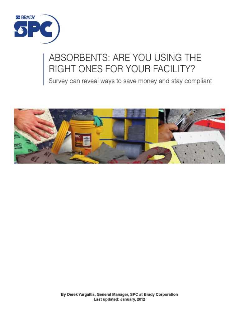 SPC Using The Right Absorbent Guide | Download Free PDF | Occupational ...