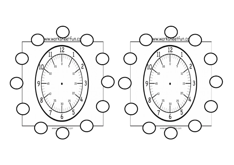 Muka Jam Tahun 4 | PDF