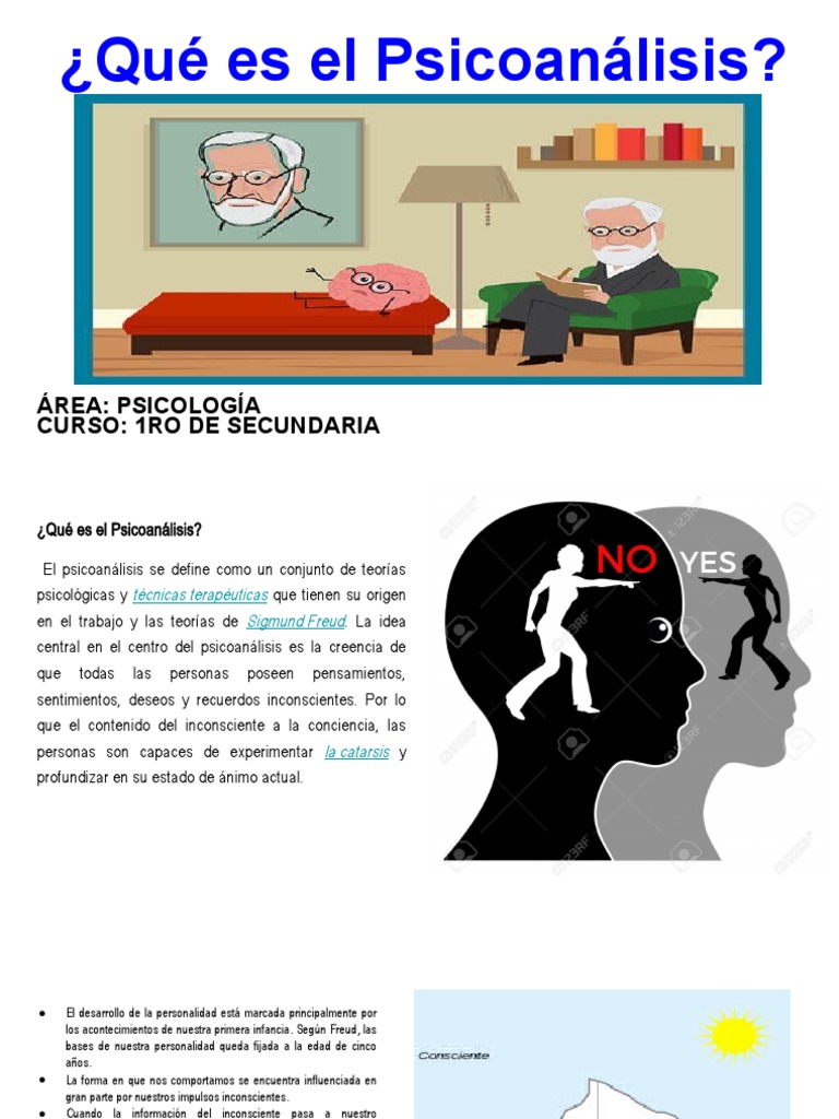 ¿Qué Es Psicoanálisis? | PDF | Psicoanálisis | Mente inconsciente