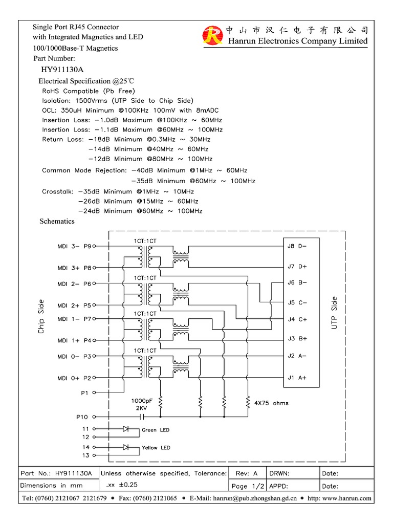 Hy911130a Hanrun | PDF