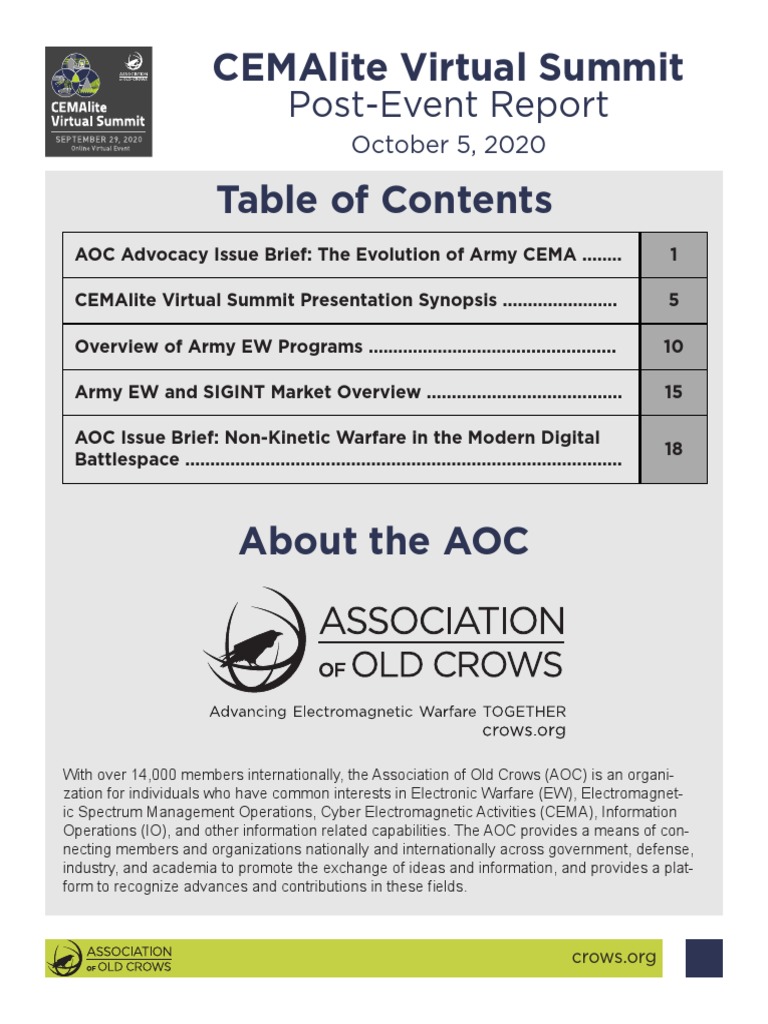 The Evolution of Army CEMA | PDF | Electronic Warfare | Cyberwarfare