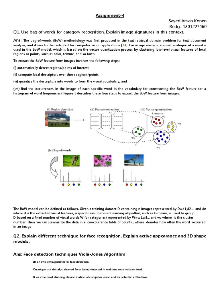 Computer Vision Assignment | PDF | Eigenvalues And Eigenvectors | Computer Vision
