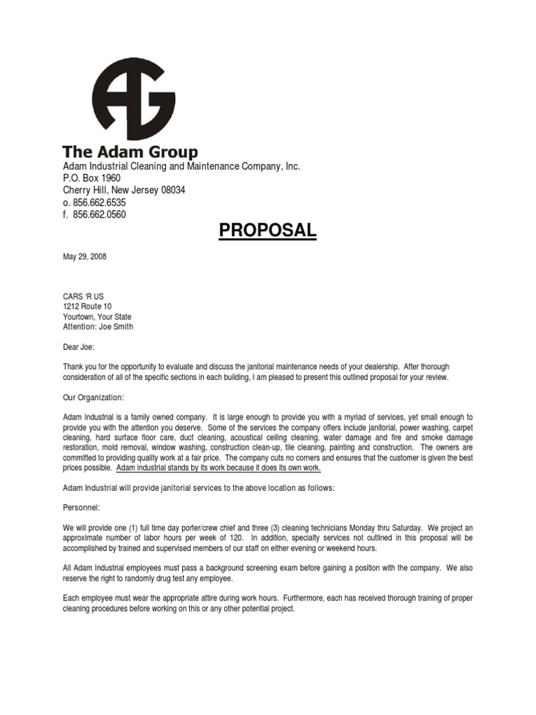 Ai Sample Proposal | PDF | Housekeeping | Home