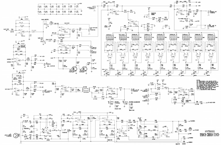 Peavey XR600C Schematic | PDF