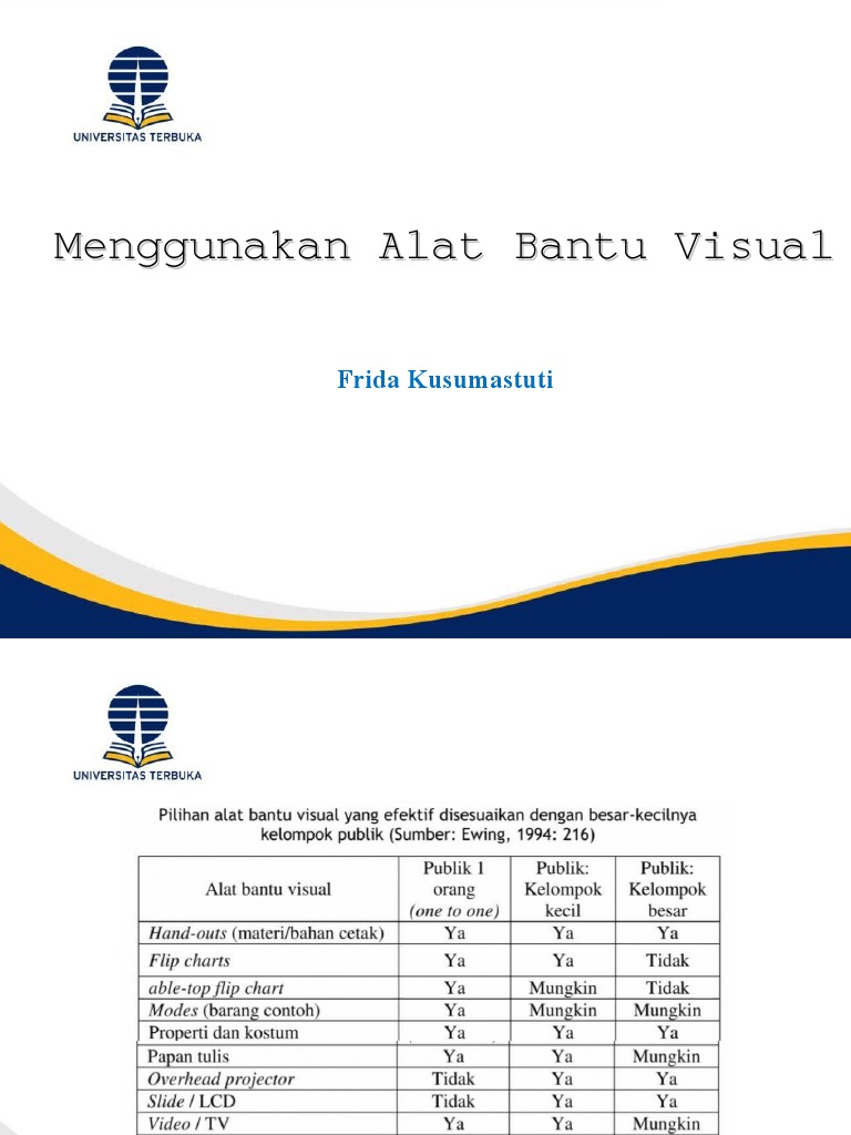 Menggunakan Alat Bantu Visual | PDF