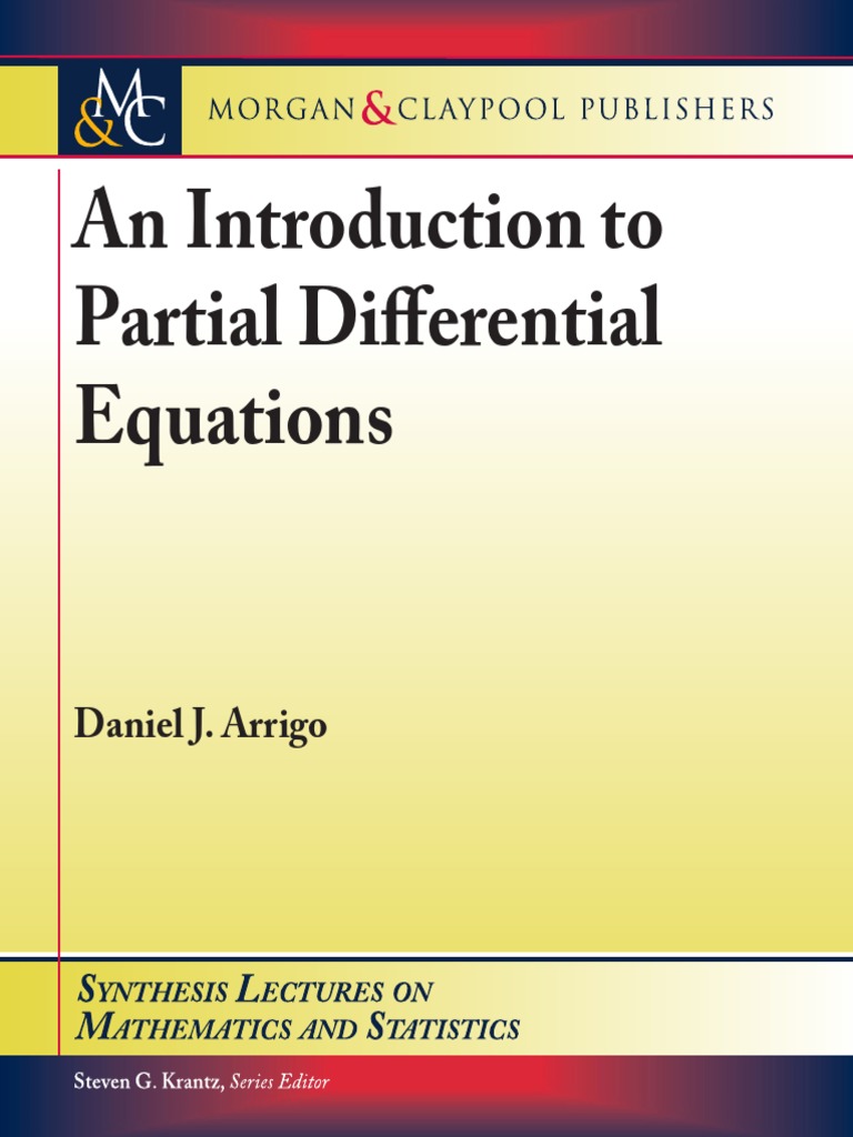 An Introduction To Partial Differential Equations | PDF | Partial ...