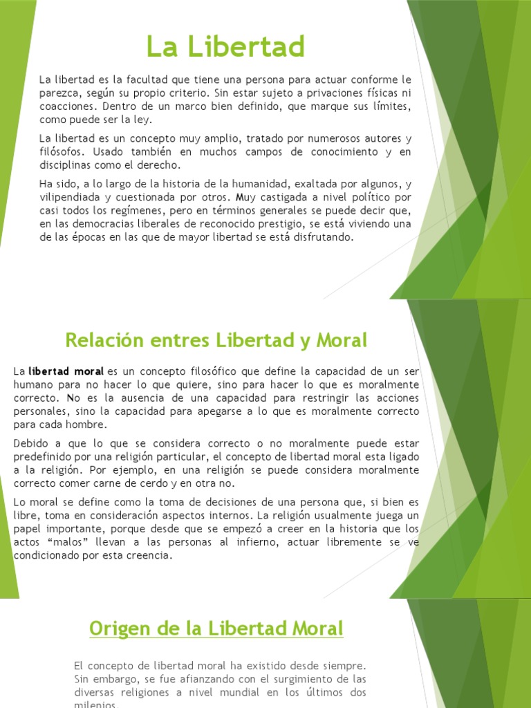 La Libertad | PDF | Libertad | Moralidad