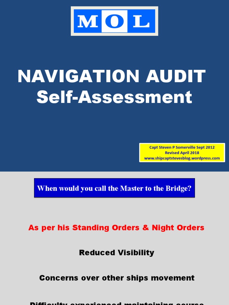 Navigation Audit Interview Questions | PDF | Ships | Water Transport