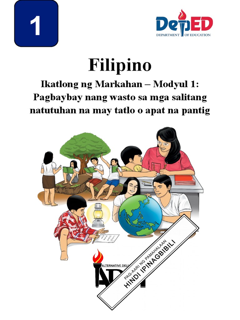 FIL 1 Q3 M1-Nababaybay Nang Wasto Ang Mga Salitang Natutuhan Sa Aralin at Salitang May Tatlo o ...