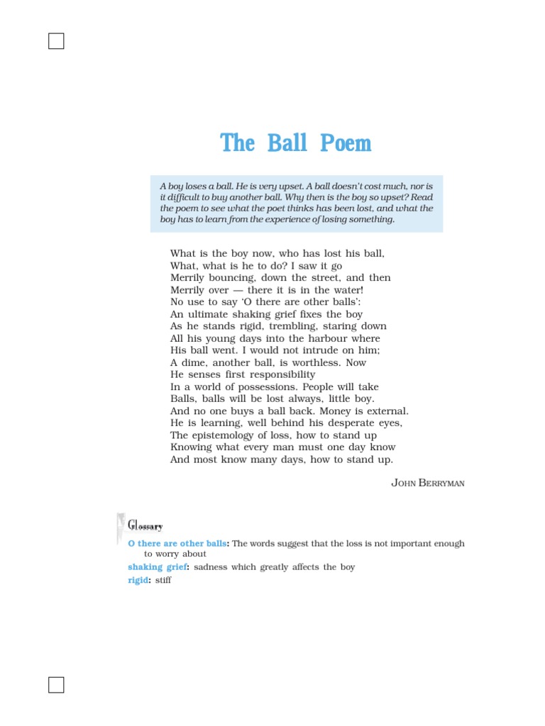 Chapter-3-The Ball Poem | PDF | Epistemology | Knowledge