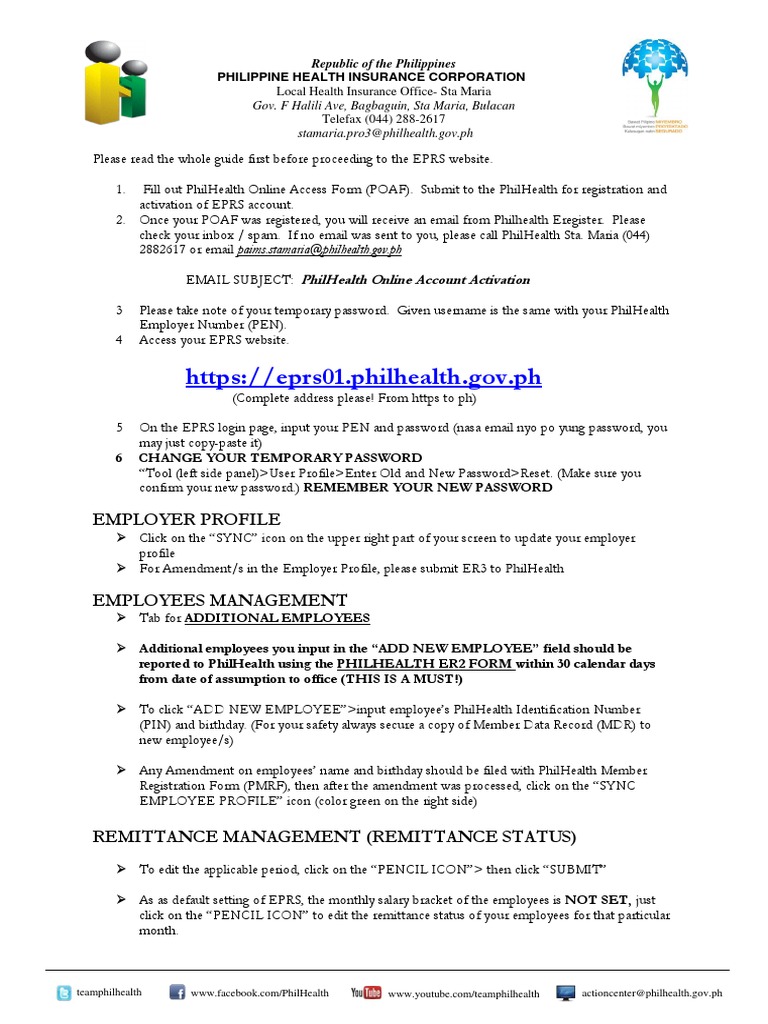 Eprs Guide 2018 | PDF | Password | Payments