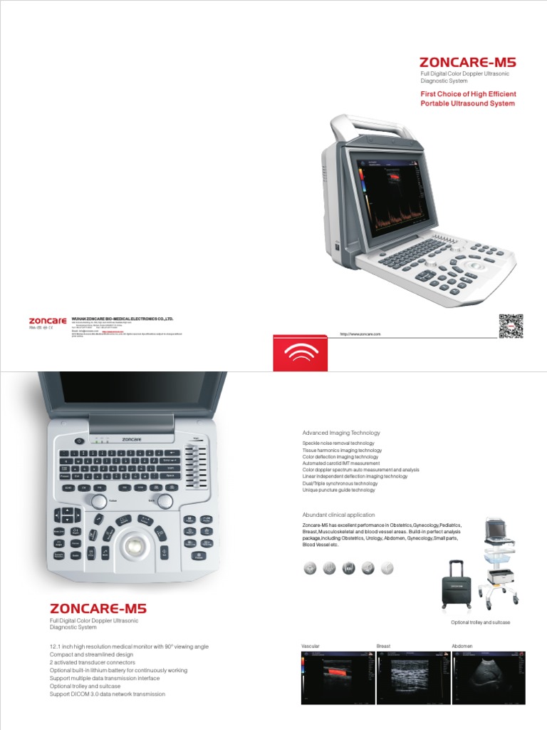 Zoncare-M5: First Choice of High Efficient Portable Ultrasound System ...
