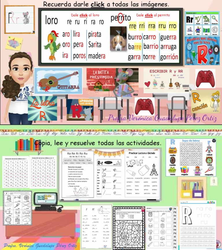 Aprendemos La Letra RR | PDF