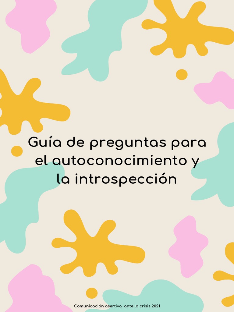 Guía autoconocimiento | PDF