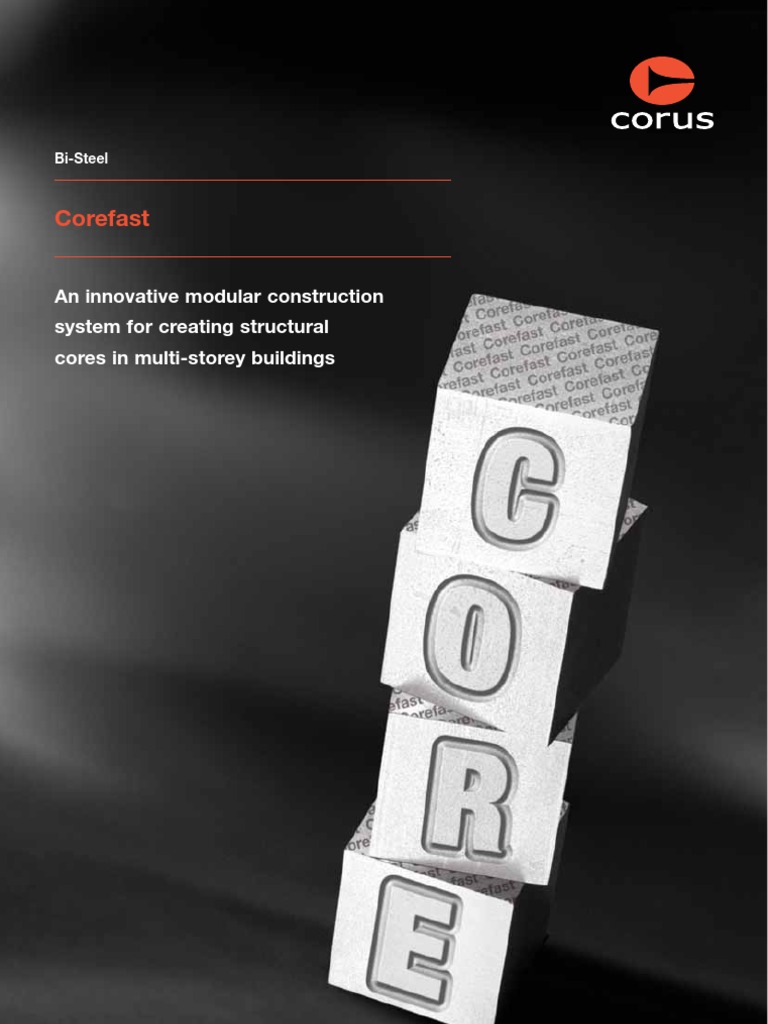 Corefast Brochure DPS Final Approved 130607 | PDF | Concrete | Elevator