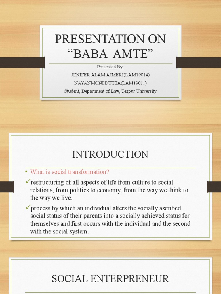 Baba Amte | PDF