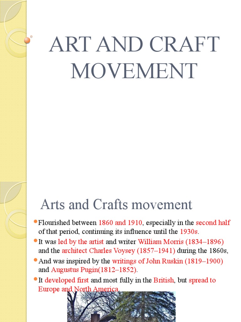 Art and Craft Movement | PDF | Arts And Crafts Movement | Decorative Arts