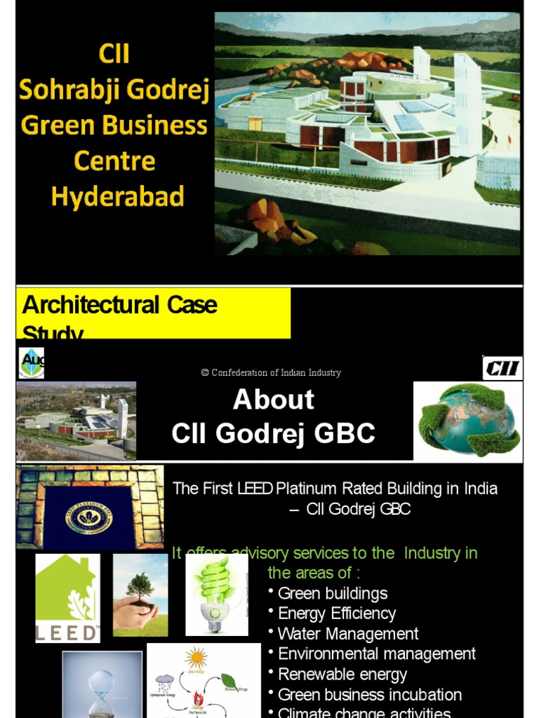 CII Sohrabji Godrej Green Business Centre Case Study | PDF | Plaster ...