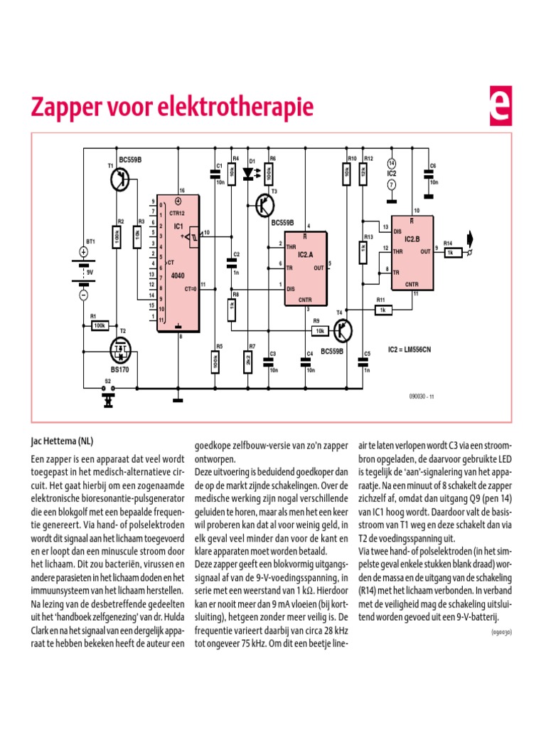 Zapper Voor Elektrotherapie | PDF