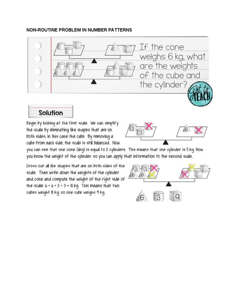 Non-Routine Problem | PDF